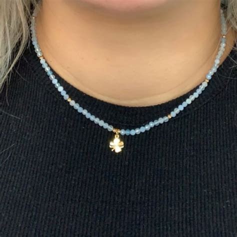 Handmade Aquamarine Gemstone Choker Aquamarine Folksy