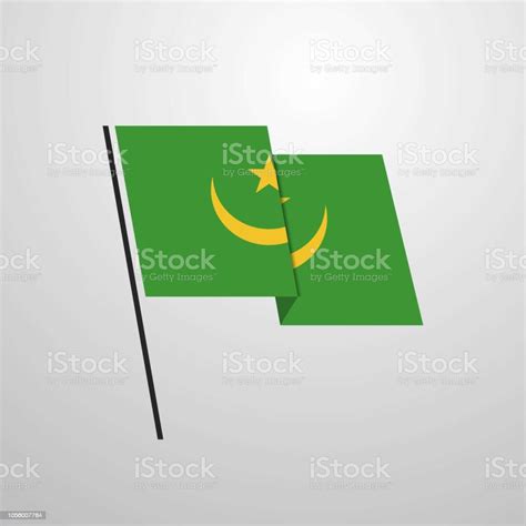 모리타니 물결치는 깃발 디자인 벡터 배경 0명에 대한 스톡 벡터 아트 및 기타 이미지 0명 11월 공란 Istock