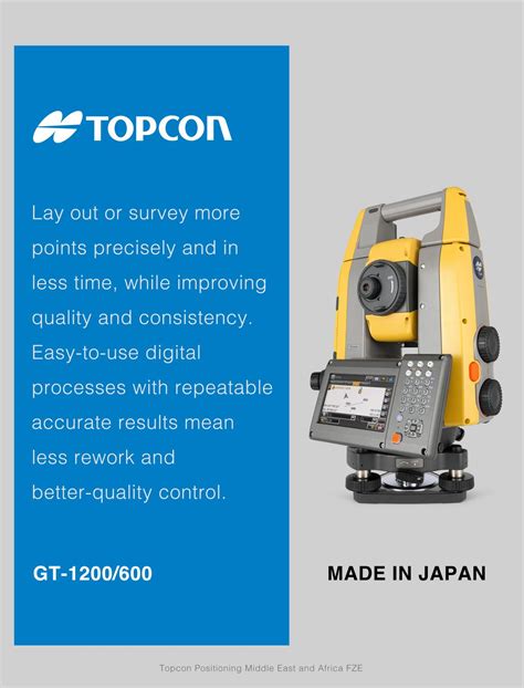 Topcon Survey Construction Engineering Topcon Positioning Middle East And Africa Fze