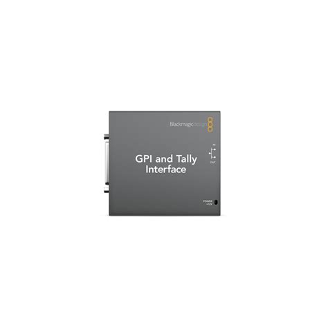 Blackmagic Gpi And Tally Interface