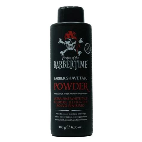 Barbertime Haarpuder Barber Shave Talc Powder Talkum Puder Nackenpuder 180g