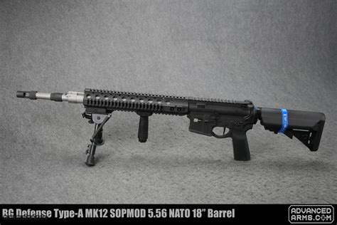 Bg Defense Type A Mk12 Sopmod 556 Nato 18 Barrel