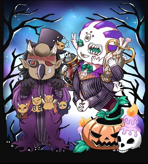 Hantengu And Gyokko Halloween 2023 Anime Chibi Anime Demon Demon