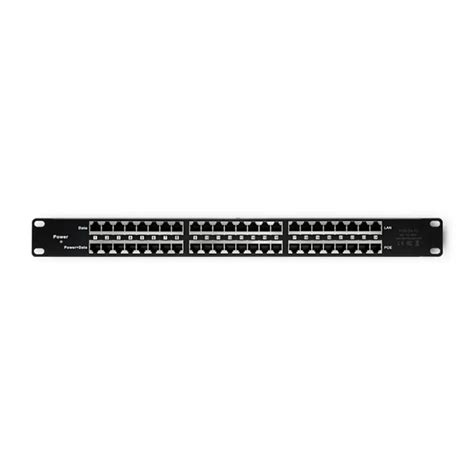 Patch Panel Rack 48v 24 Ports Passive Poe Injector 1000m Black Wasserman Eu