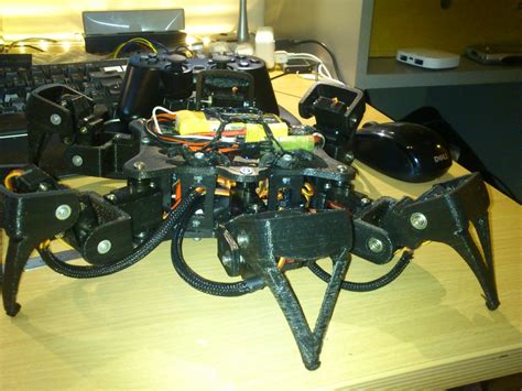 Hexapod 18 Dof Micro Servo By Sardaukar Download Free Stl Model