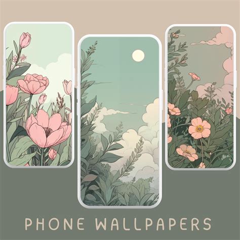 Lofi Nature Wallpaper Matcha Green Desktop Wallpaper Aesthetic Phone