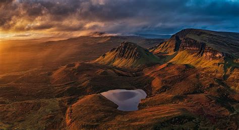 Over The Quiraing At Sunrise Photograph By Luigi Ruoppolo Fine Art
