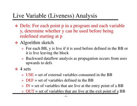 Ppt Dataflow I Dataflow Analysis Powerpoint Presentation Free