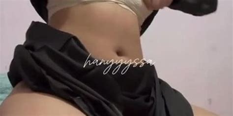 Hanysa Jilbab Hitam Jago Colmek