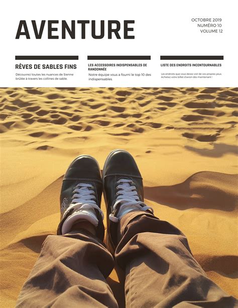 Couvertures De Magazine De Voyage à Personnaliser Canva
