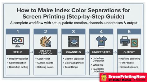 How To Make Index Color Separations For Screen Printing