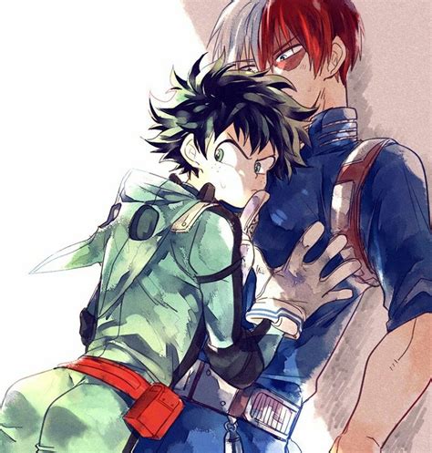 Boku No Hero Academia Todoroki Shouto Midoriya Izuku Tododeku
