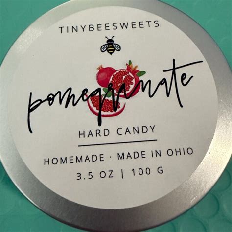 Peach Hard Candy Squares Homemade Candy Small Batch Etsy