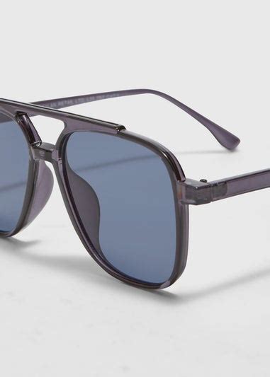 Navy Aviator Sunglasses Matalan