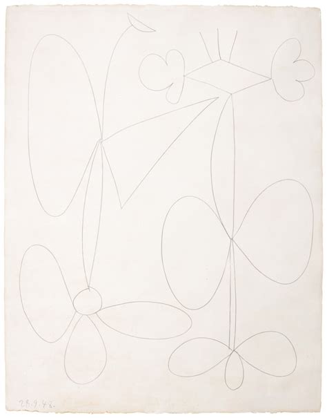 Pablo Picasso Fleurs The World Of Picasso Including Works From The