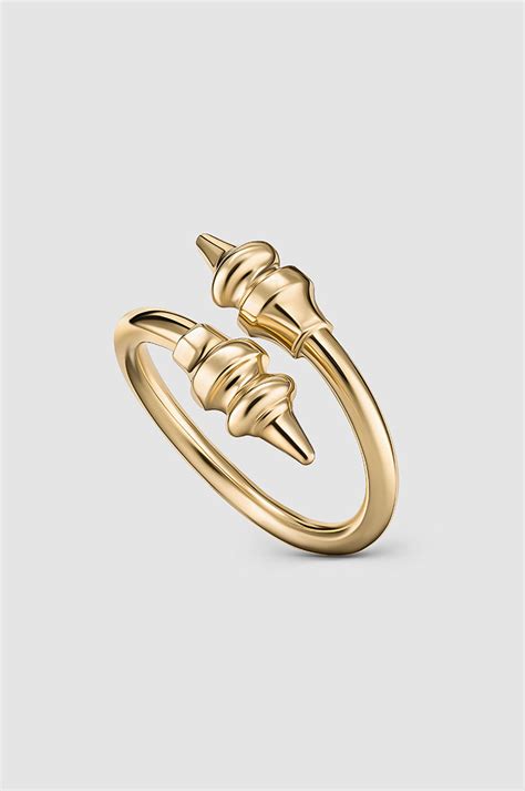 Snake Rod Ring Designer Ring Okhtein Official Store