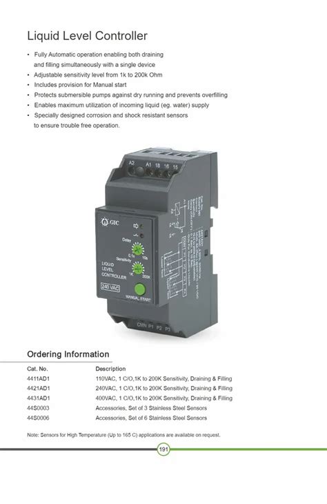 Gic Liquid Level Controller At ₹ 1050 Piece Gic Level Controllers In New Delhi Id 2854651150512