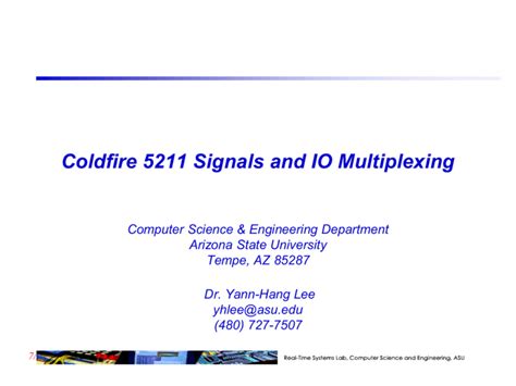 Slides5 Real Time Embedded Systems Lab