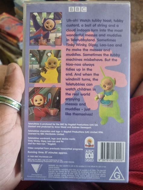 Teletubbies Uh Oh Messes And Muddles Vhs 1998 Pal £1540