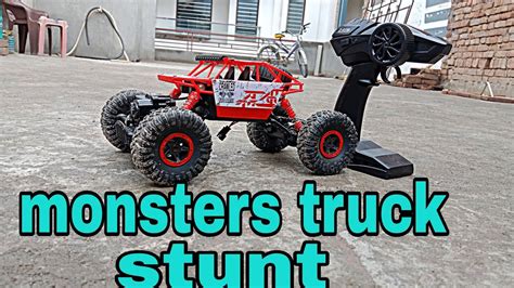 Rc Monster Truck 4x4 Stunt And Power Testing Youtube