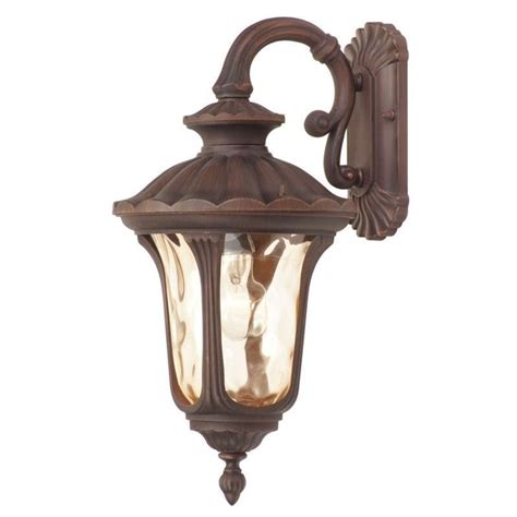 Livex Lighting Oxford Outdoor Wall Lantern In Imperial Bronze Homesquare