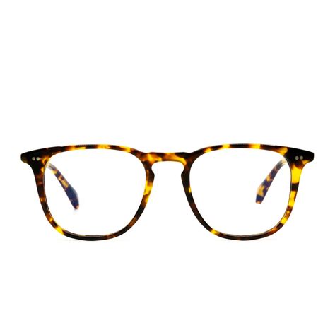 Maxwell Square Glasses Amber Tortoise And Blue Light Technology Diff