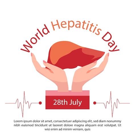Premium Vector World Hepatitis Day Banner