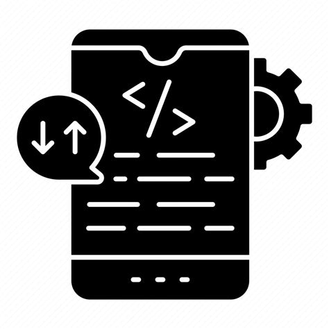 Mobile Programming Software Development Html Coding Managementvector Icon Download On