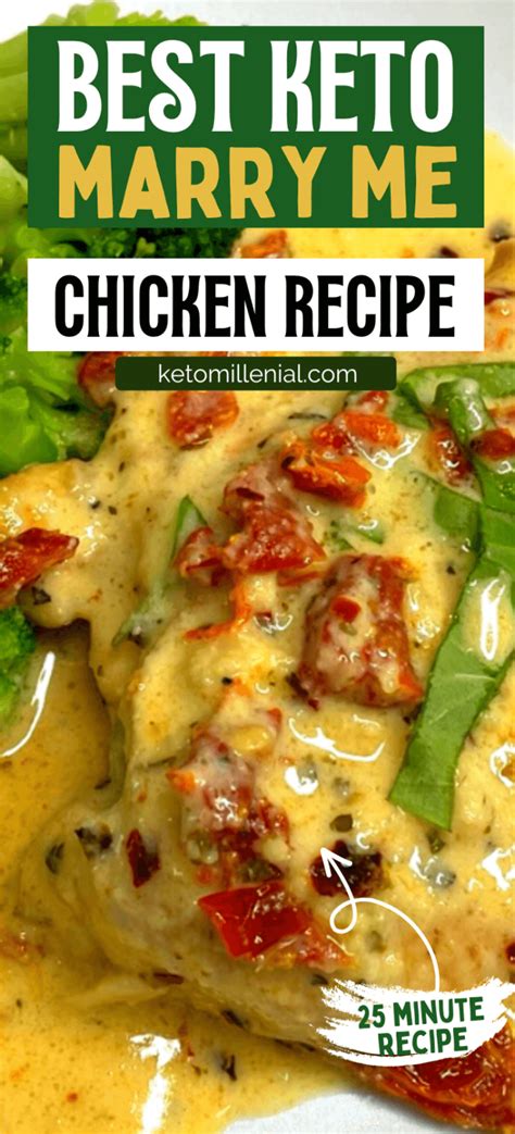 Keto Marry Me Chicken Keto Millenial