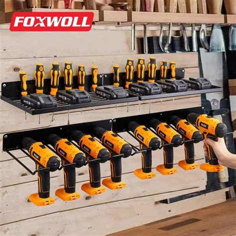 Storage Hooks Power Tool Organizer Tool Rack Foxwoll