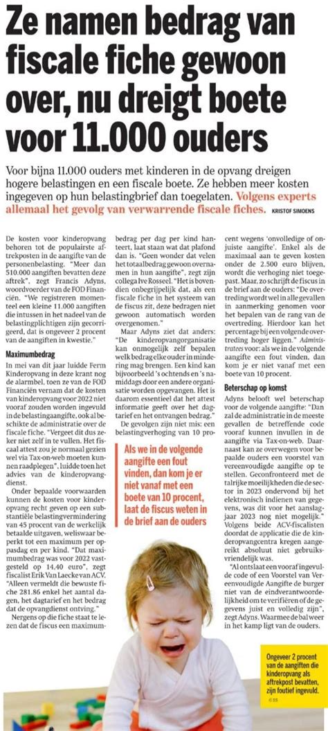 Vandaag Samen Met Topcollega Erik Van Laecke In Het Nieuwsblad Over