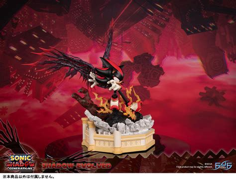 Sonic X Shadow Generations Shadow Evolved Statue First 4 Figures