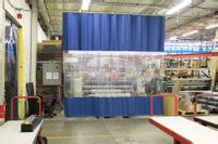 Custom Industrial Curtains Custom Curtain Divider Walls