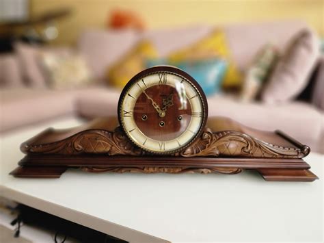 Hermle Rare Table Clock Hobbies And Toys Memorabilia And Collectibles Vintage Collectibles On