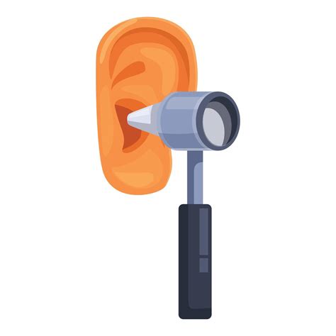 Otoscope Examining Ear Canal For Medical Diagnosis And Treatment