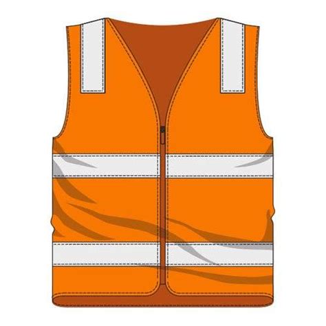 Orange Exec Safety Vest Front Safety Vests Australia