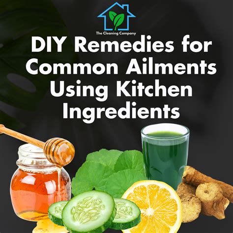 Diy Remedies For Common Ailments Using Kitchen Ingredients The