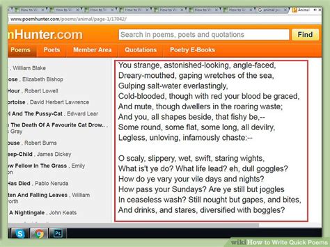 How To Write Quick Poems 15 Steps With Pictures WikiHow