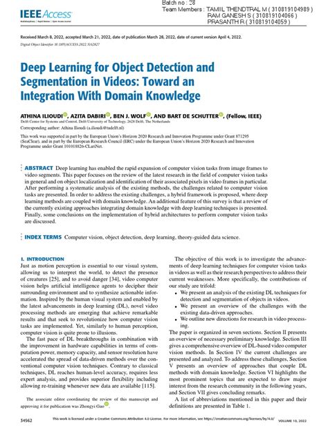 deep learning for object detection and segmentation in videos toward an