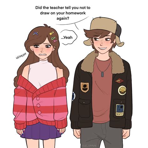 Elle Elledraws On X Gravity Falls Funny Gravity Falls Comics