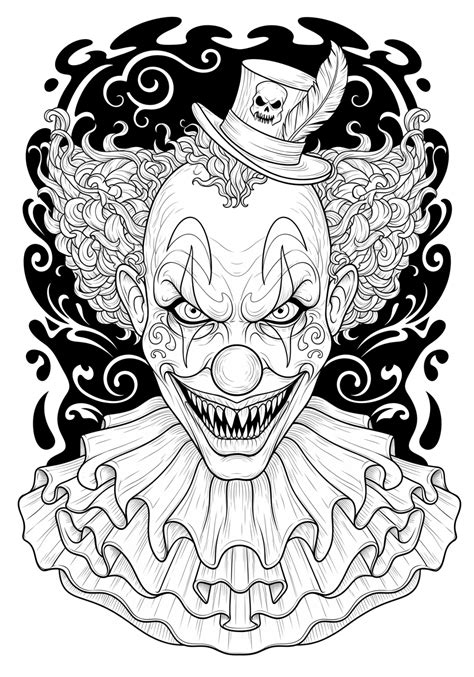 Printable Coloring Pages Clown [2025]