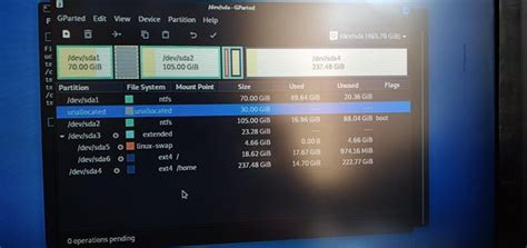 hi how i can add more space to sda6 ext4 once linux didnt