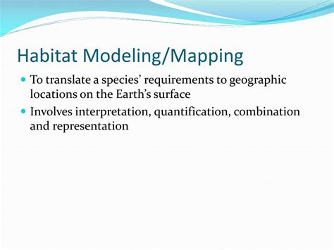 Ppt Habitat Modeling Powerpoint Presentation Free Download Id 2833265