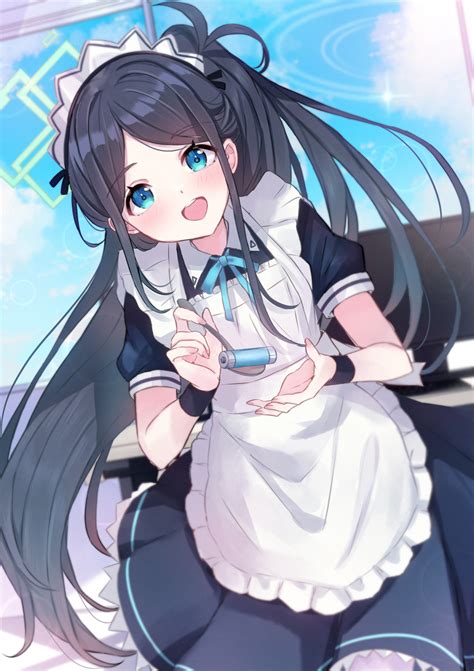 Safebooru 1girl Alternate Costume Alternate Hairstyle Aris Blue
