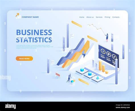 Statistics And Business Statement Financial Administration Concept Consulting For Company
