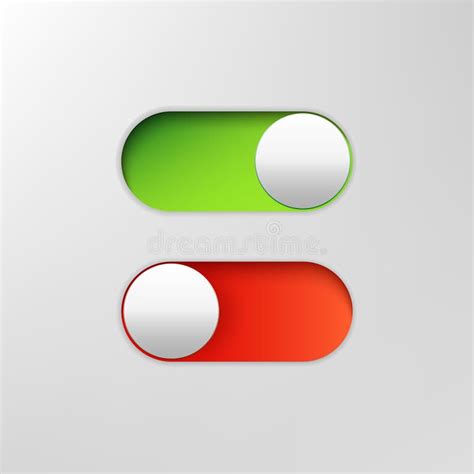 Phone Switch Icon On Off Toggle For Design Applications Phone Vector Slider Bar Stock Vector