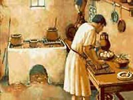 Esta Imagen Representa El Interior De Una Casa De La Antigua Roma En El