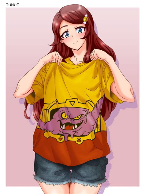 Safebooru 1girl Bangs Blue Eyes Blush Brown Hair Clothes Pull