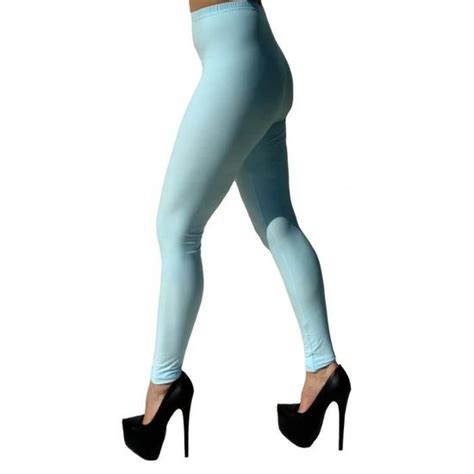 Leggings Long Couleur Bleu Clair Cdiscount Chaussures