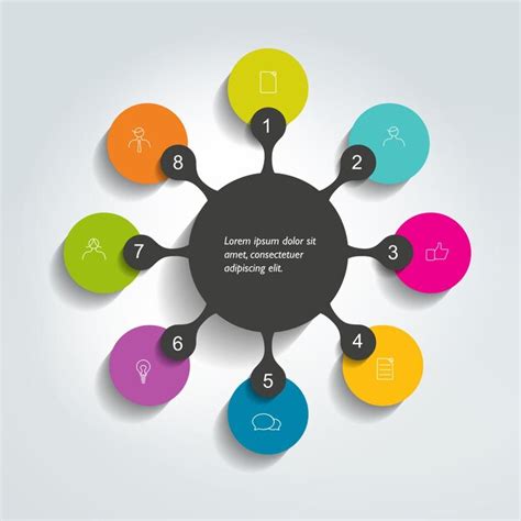 Diagrama De Esquema De Gráfico Infográfico De Dos Flechas En Dirección